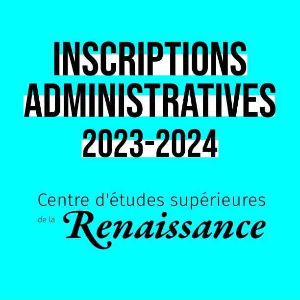 Centre d'études supérieures de la Renaissance - Actualités de l’UFR-CESR